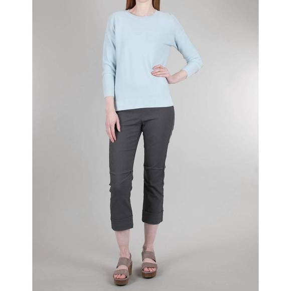 Kokun | Sweaters | New Kokun Mini Ottoman Crew Sweater In Blue | Poshmark